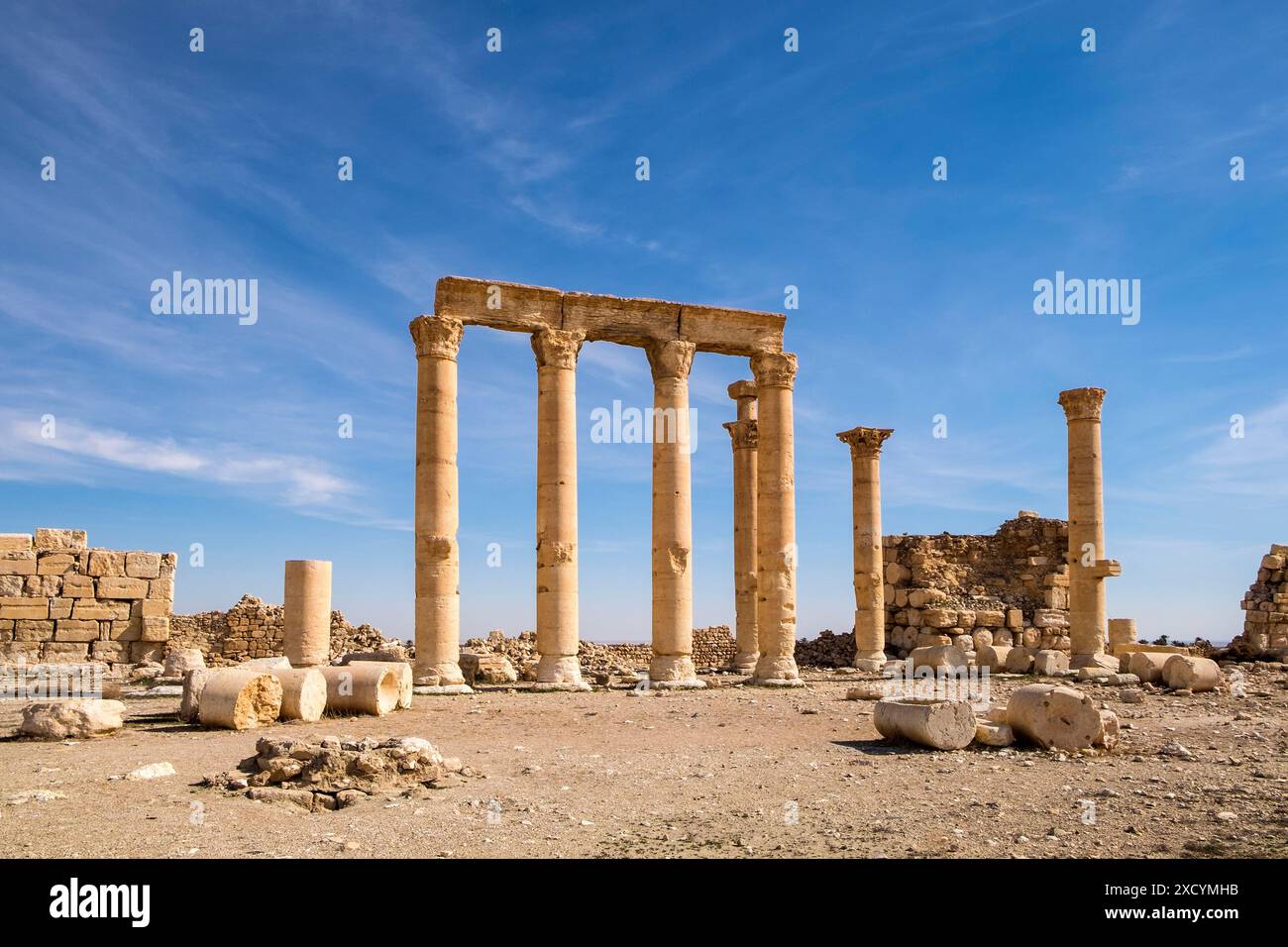 Syria, Palmyra, Ancient Ruins Stock Photo - Alamy