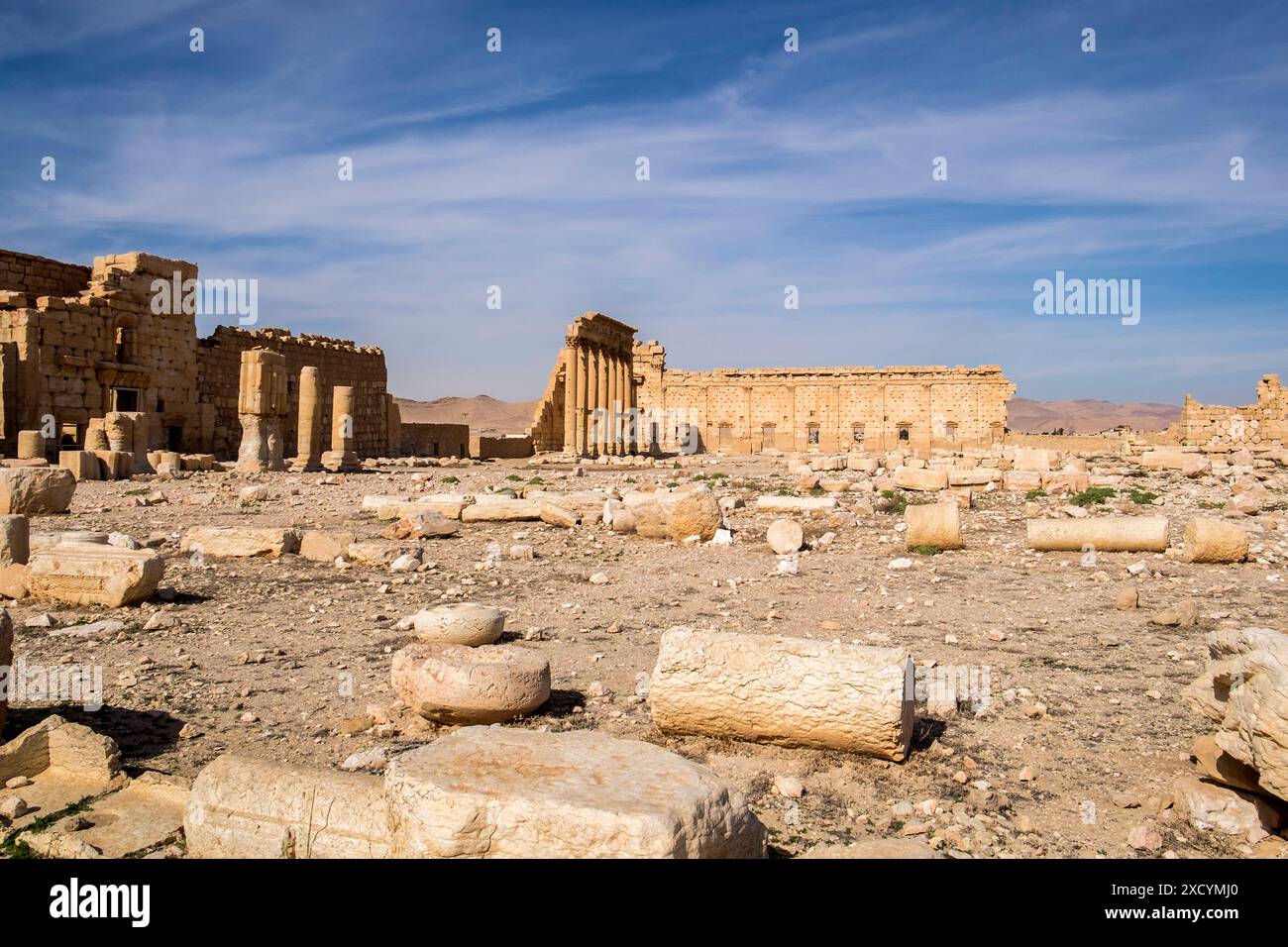Syria, Palmyra, Ancient Ruins Stock Photo - Alamy