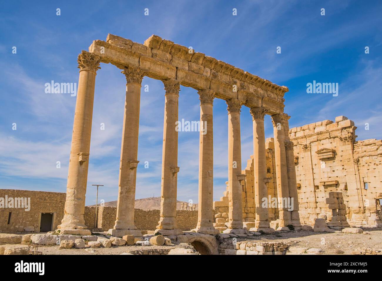 Syria, Palmyra, Ancient Ruins Stock Photo - Alamy