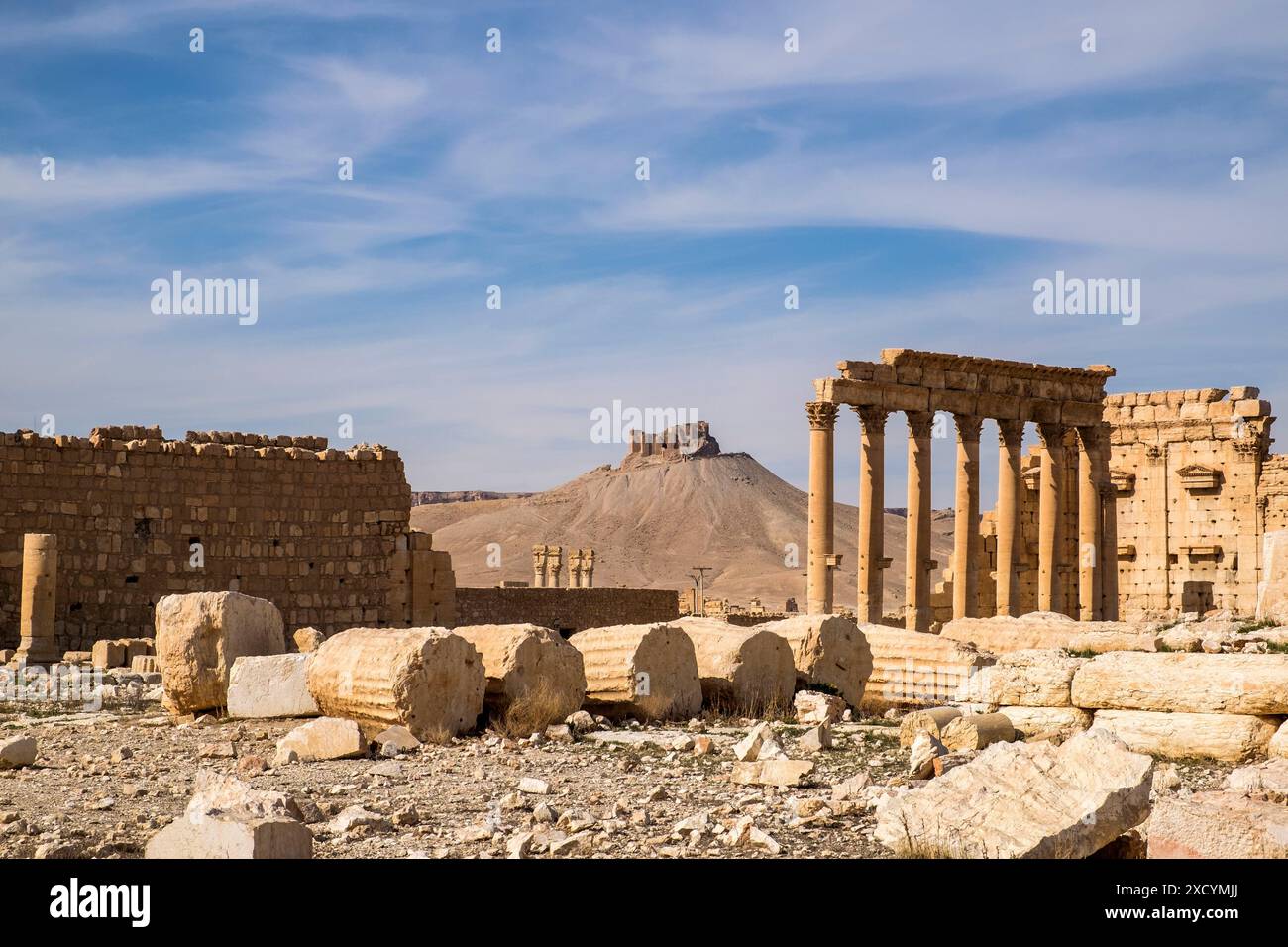 Syria, Palmyra, Ancient Ruins Stock Photo - Alamy