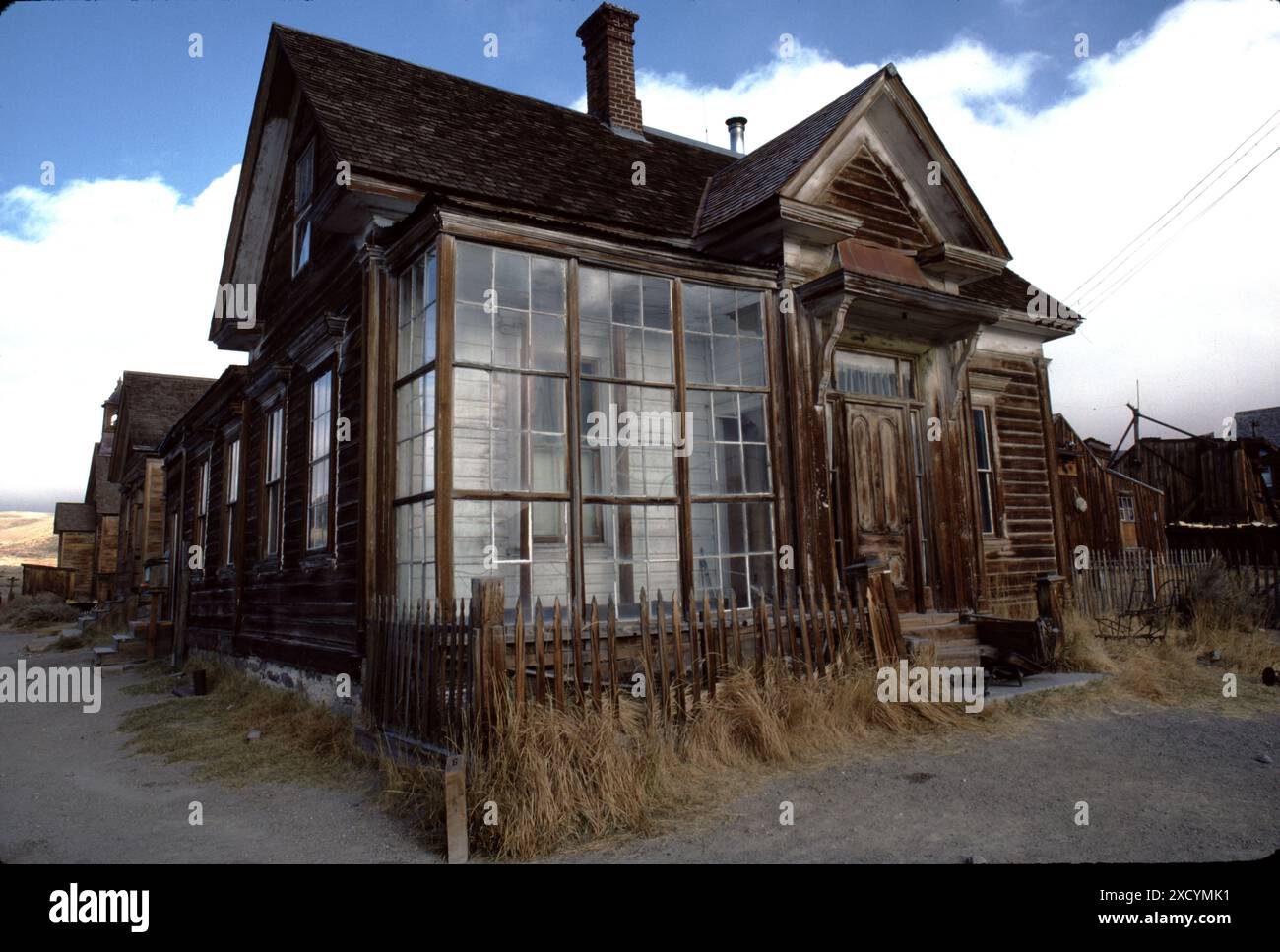 Bodie CA USA 1984. The U.S. Department of the Interior recognizes the ...