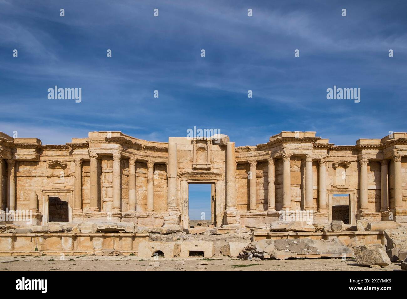 Syria, Palmyra, Ancient Ruins Stock Photo - Alamy