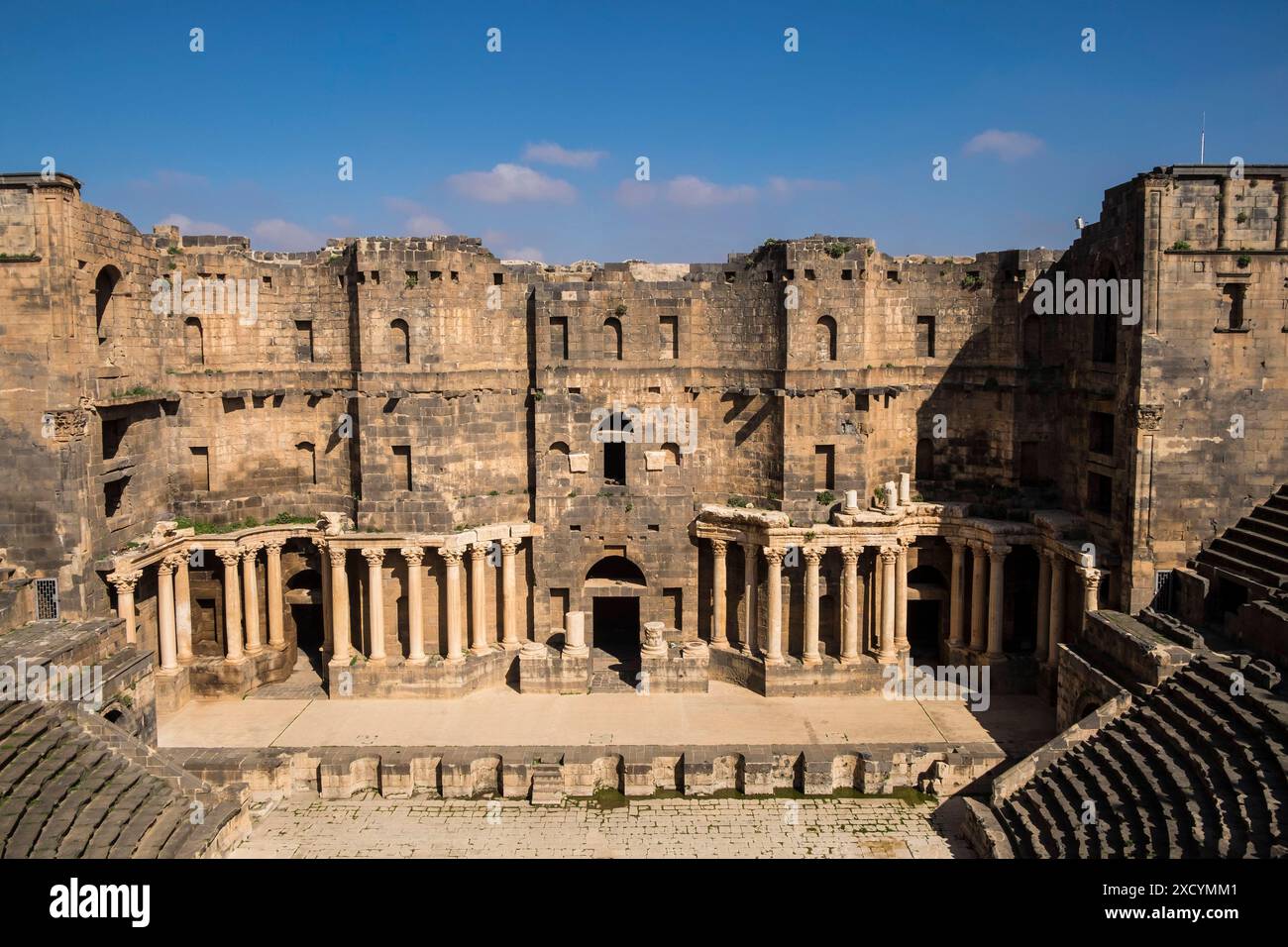 Syria, Bosra, Roman Theater Stock Photo - Alamy