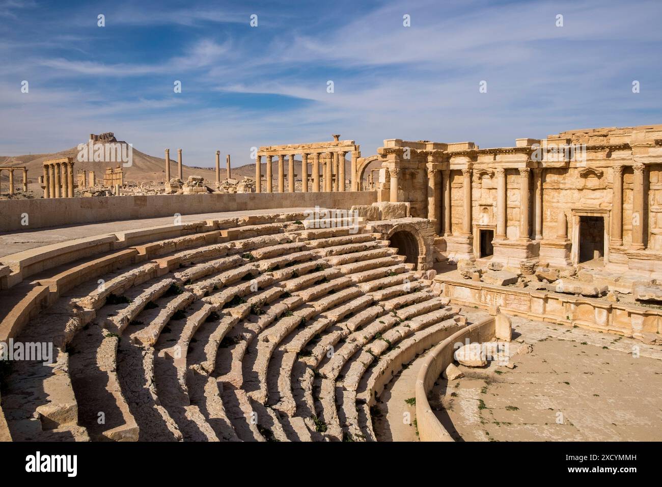 Syria, Palmyra, Ancient Ruins Stock Photo - Alamy