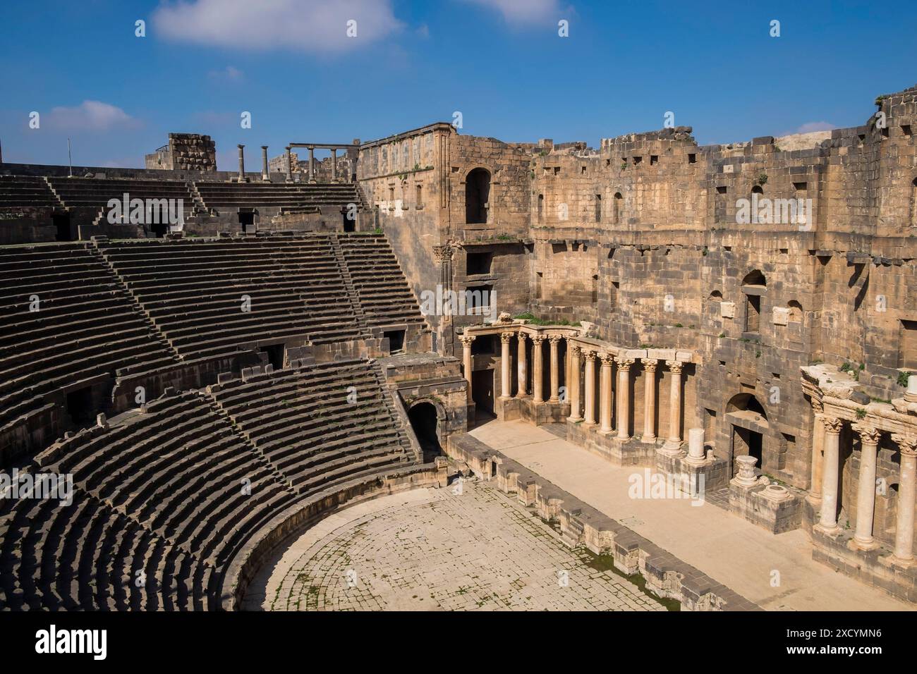 Syria, Bosra, Roman Theater Stock Photo - Alamy