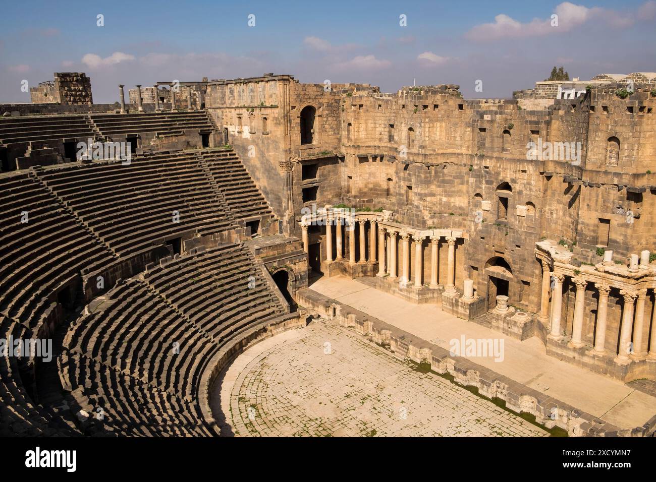 Syria, Bosra, Roman Theater Stock Photo - Alamy