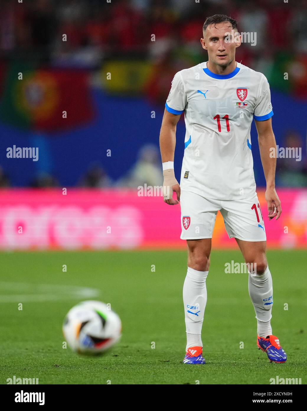 Leipzig, Germany. 18th June, 2024. Jan Kuchta of Czechia during the ...