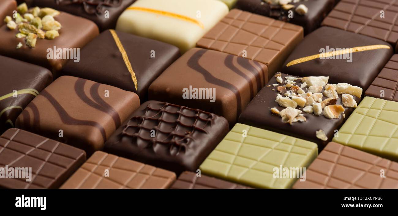 Group of chocolates hi-res stock photography and images - Alamy
