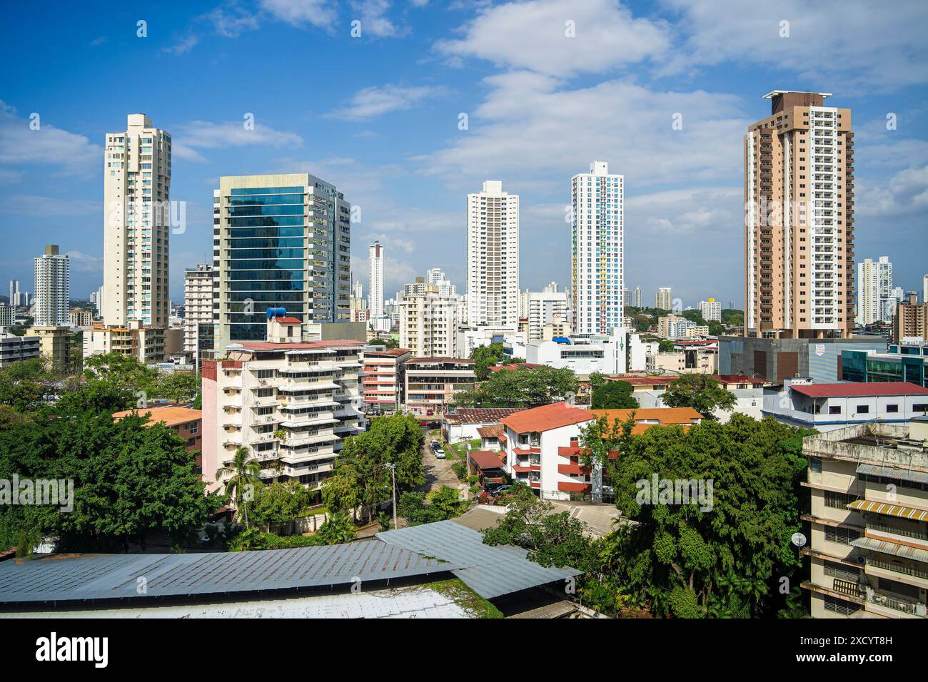Panama City Landmarks, HDR Image Stock Photo - Alamy