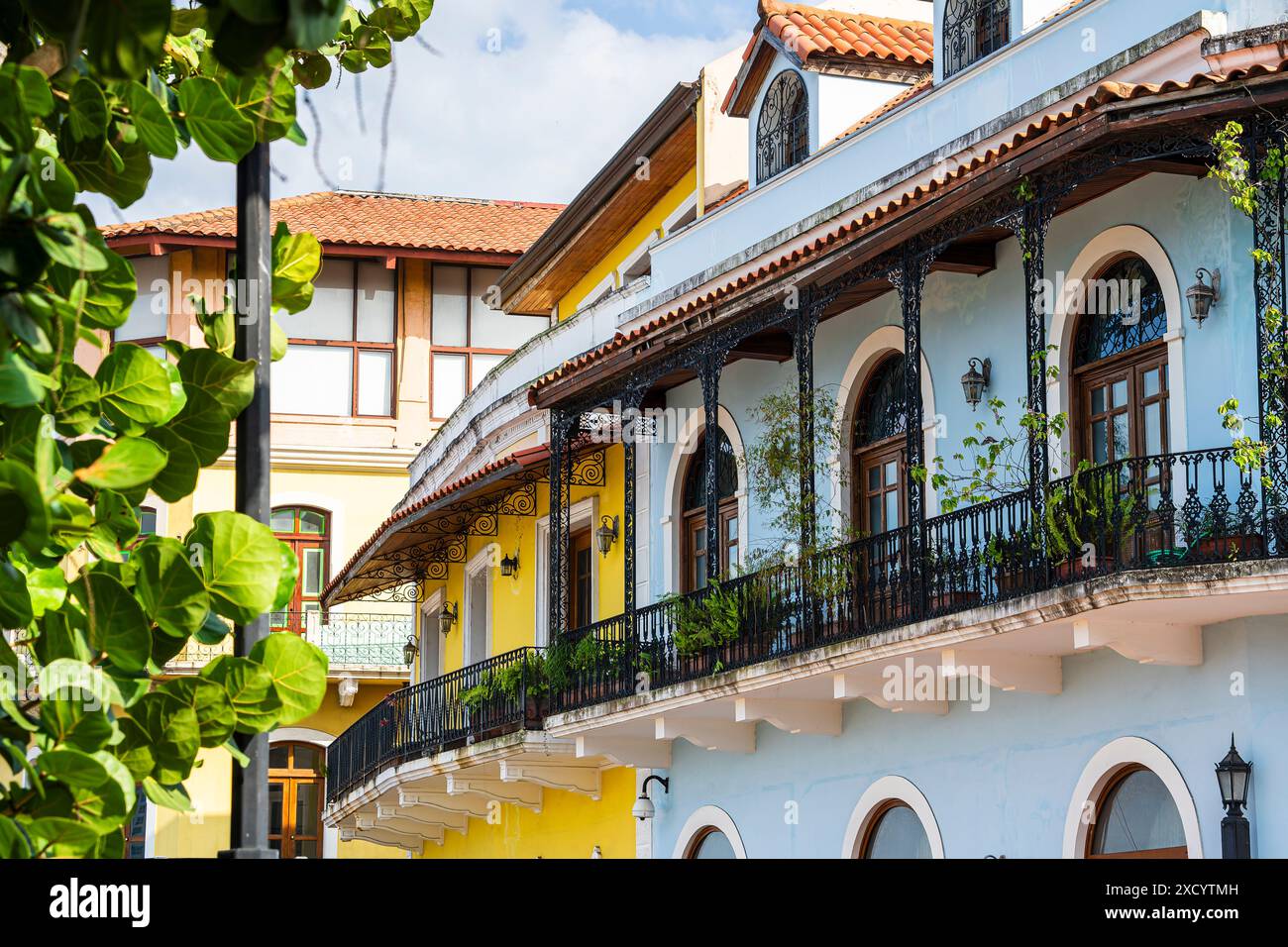Panama City Landmarks, HDR Image Stock Photo - Alamy