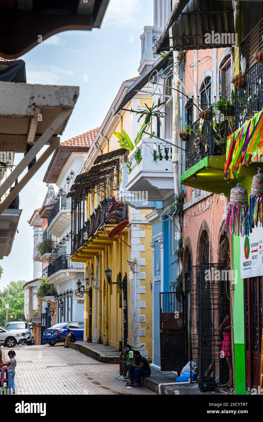 Panama City Landmarks, HDR Image Stock Photo - Alamy