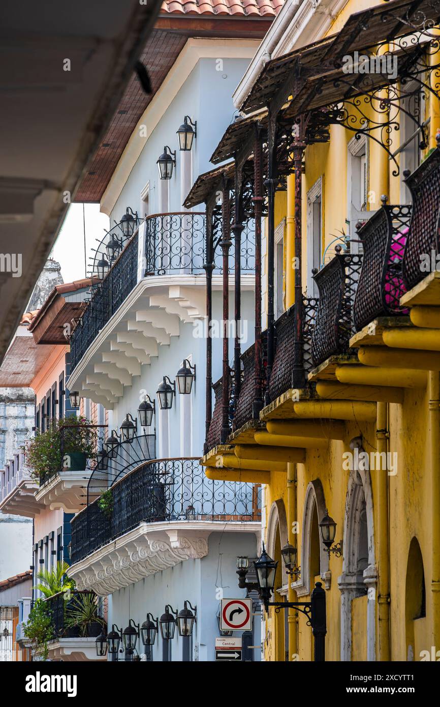 Panama City Landmarks, HDR Image Stock Photo - Alamy