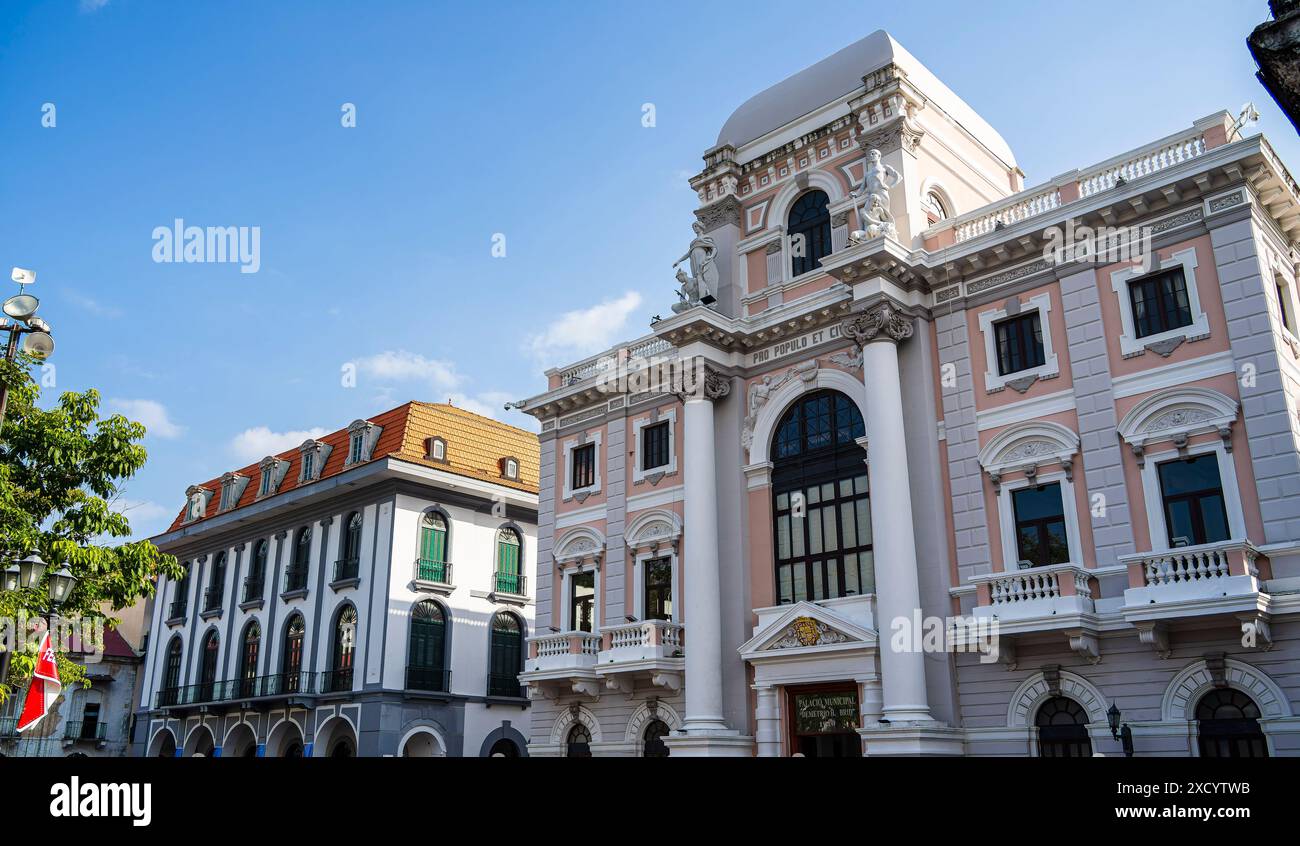 Panama City Landmarks, HDR Image Stock Photo - Alamy