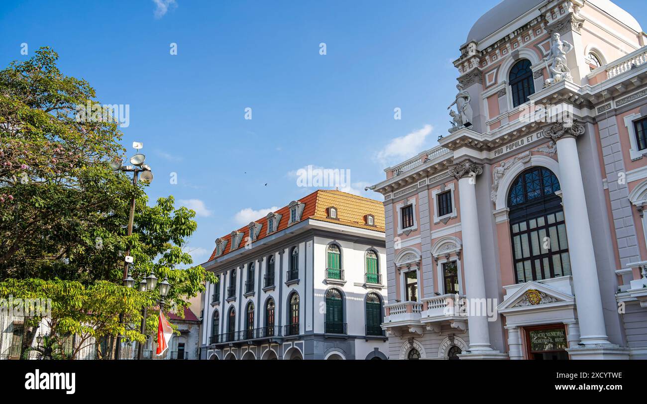 Panama City Landmarks, HDR Image Stock Photo - Alamy