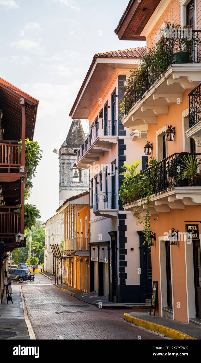 Panama City Landmarks, HDR Image Stock Photo - Alamy
