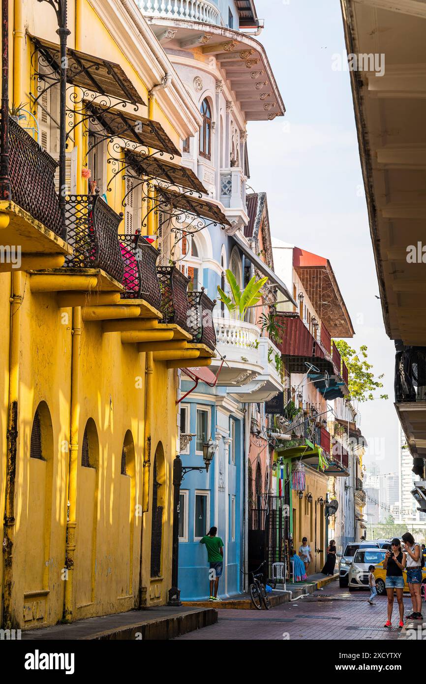 Panama City Landmarks, HDR Image Stock Photo - Alamy