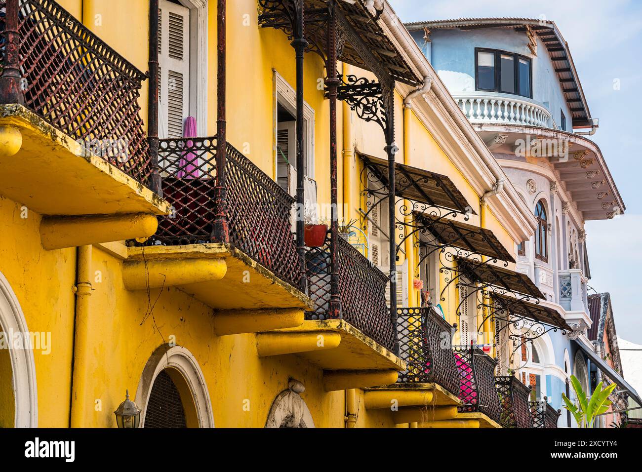 Panama City Landmarks, HDR Image Stock Photo - Alamy