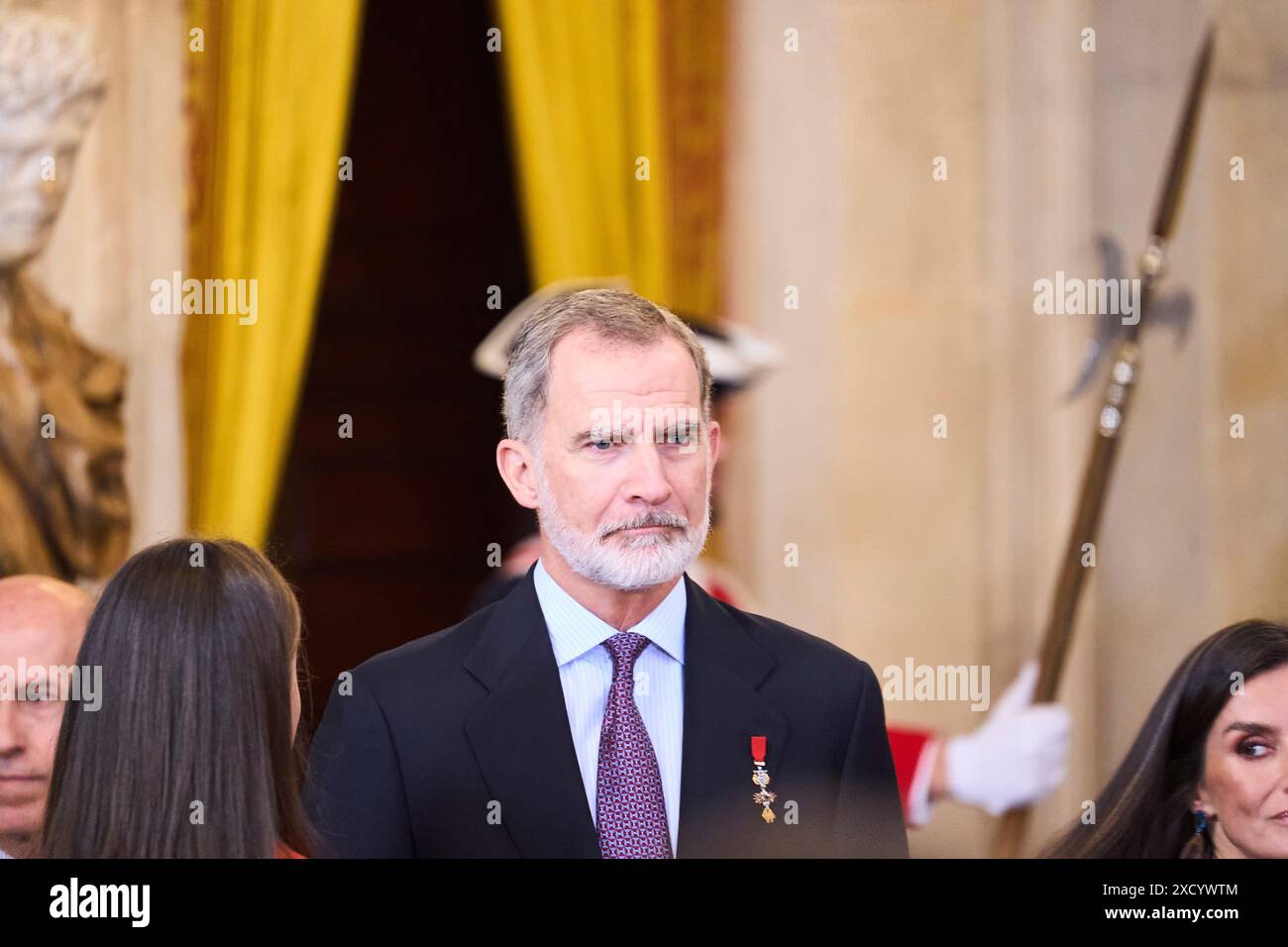 Madrid, Madrid, Spain. 19th June, 2024. King Felipe VI of Spain attends ...