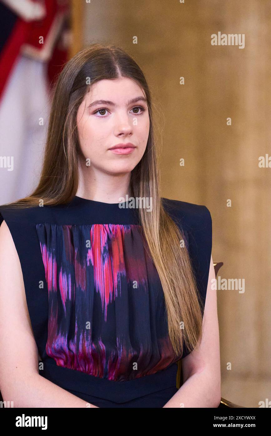 Madrid, Madrid, Spain. 19th June, 2024. Princess Sofia attends Order of ...