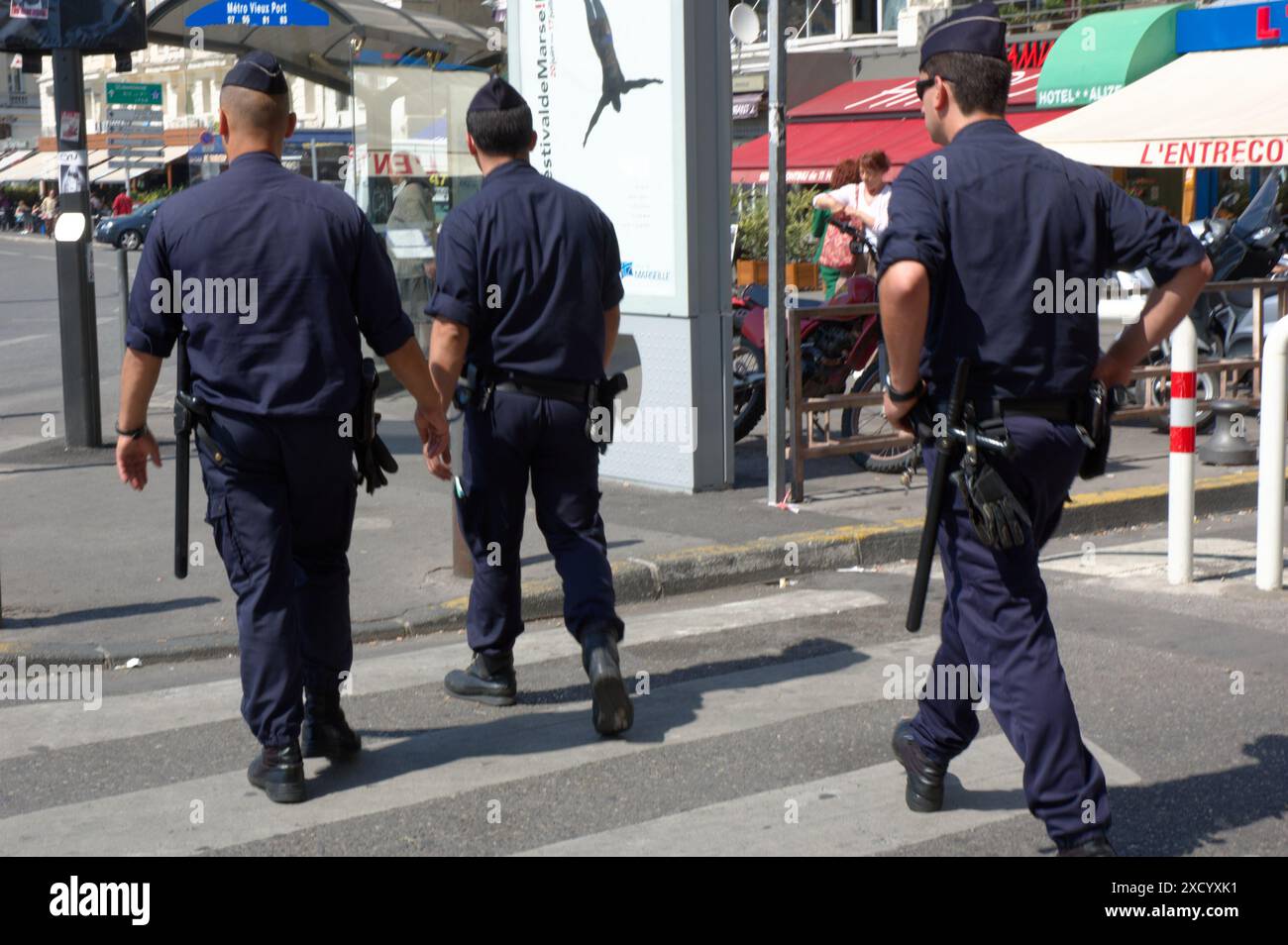 French patrol marseille hi-res stock photography and images - Alamy