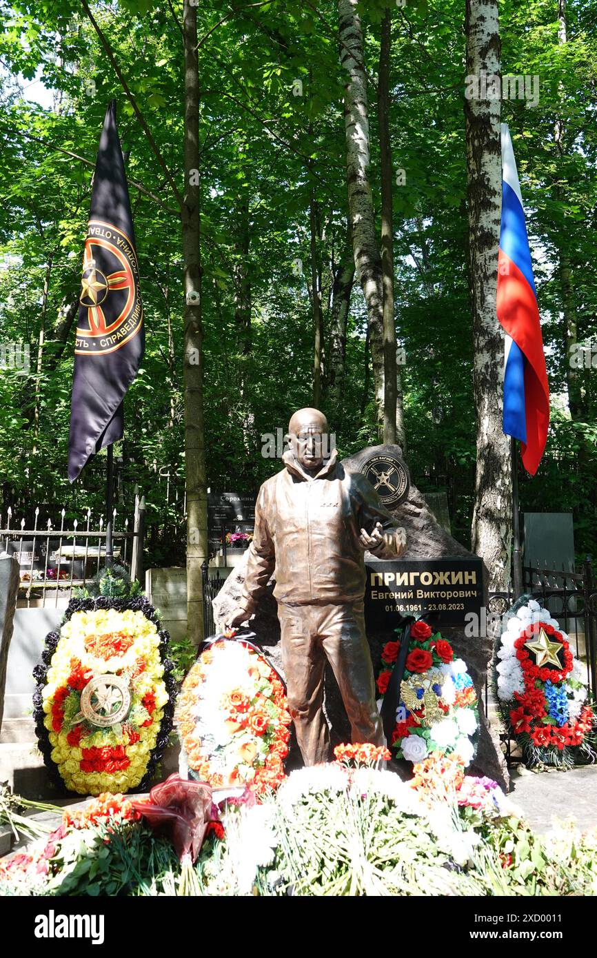 St. Petersburg, Russia. 05th June, 2024. An almost life-size figure ...