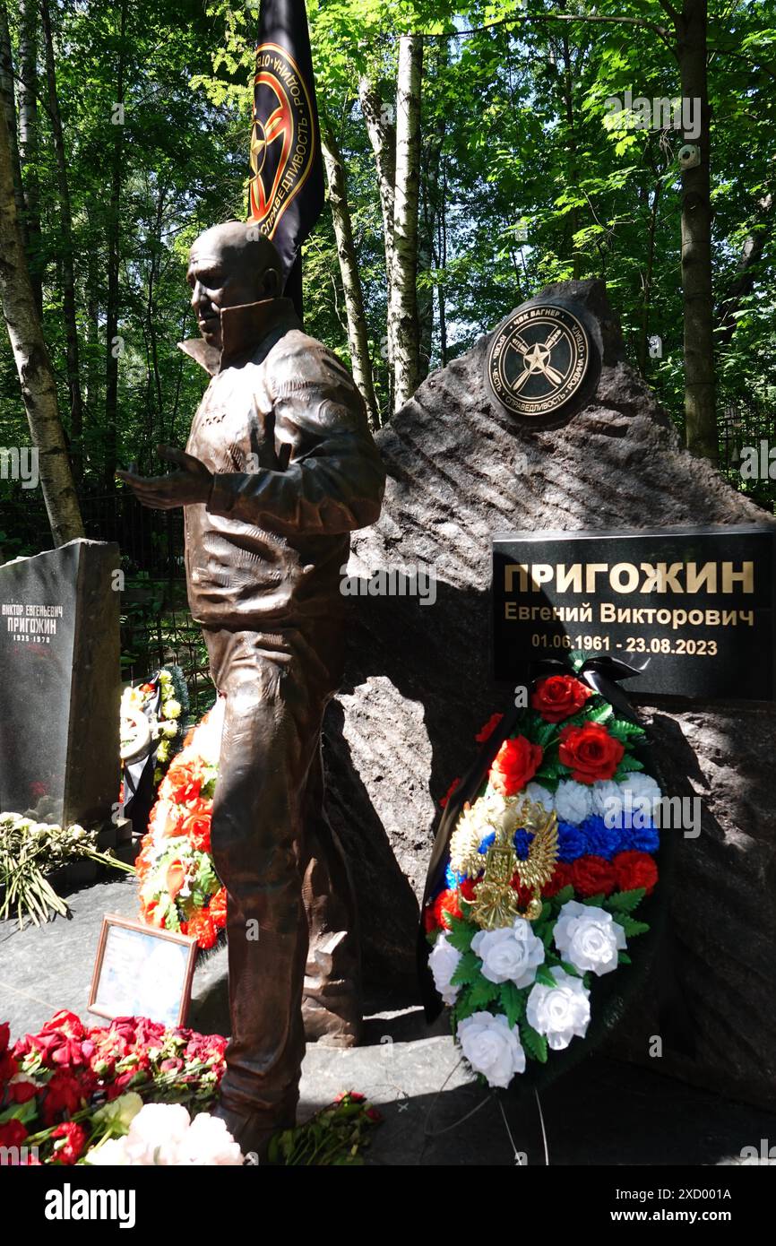 St. Petersburg, Russia. 05th June, 2024. An almost life-size figure ...