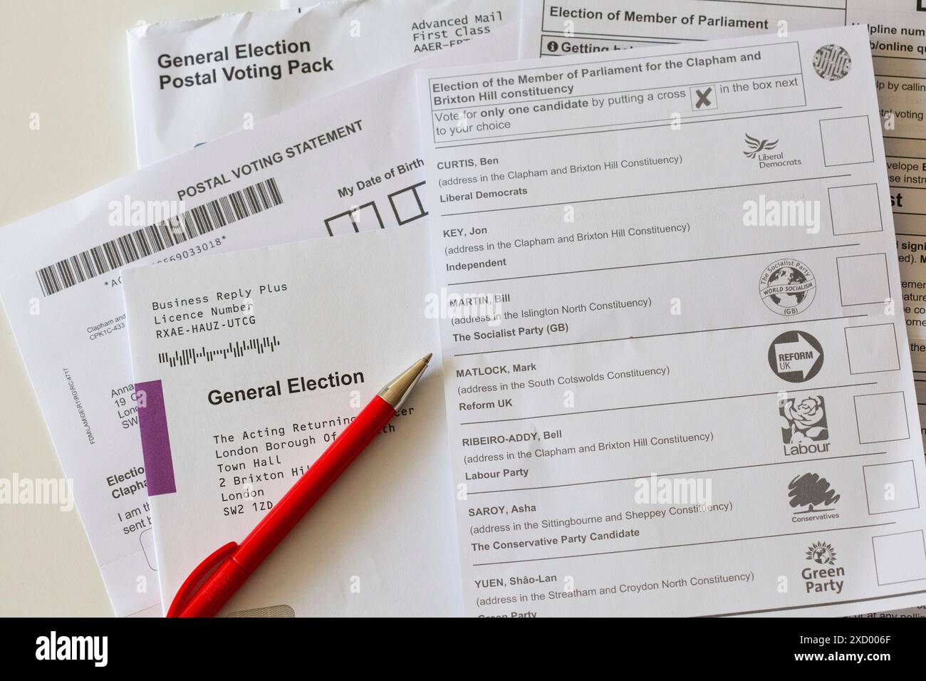 2024 election uk hi-res stock photography and images - Alamy