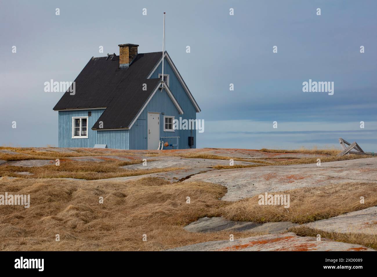 Oqaatsut - a small remote village north of Ilulissat in Western ...