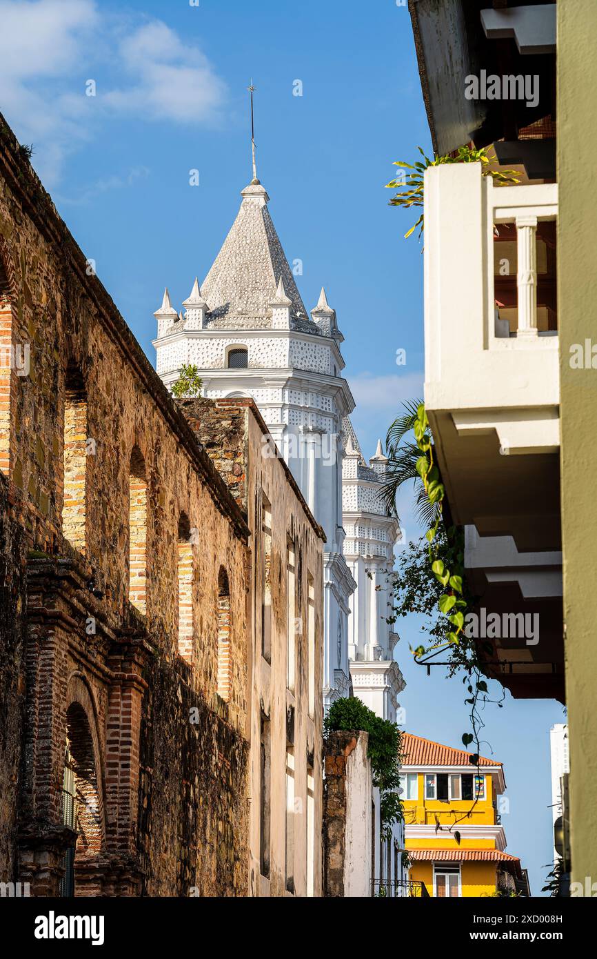 Panama City Landmarks, HDR Image Stock Photo - Alamy