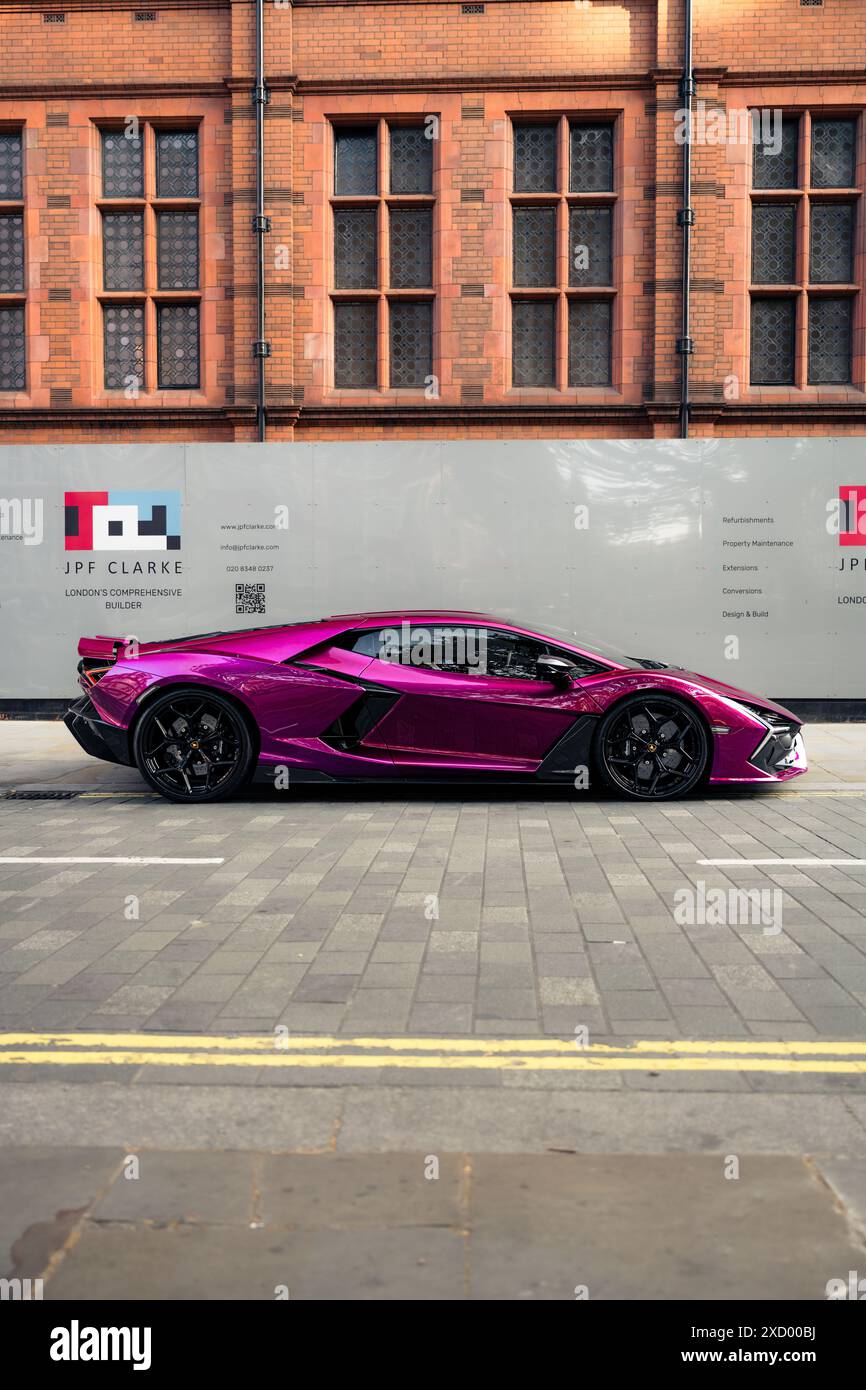 Lamborghini Revuelto on Viola Bast Stock Photo - Alamy