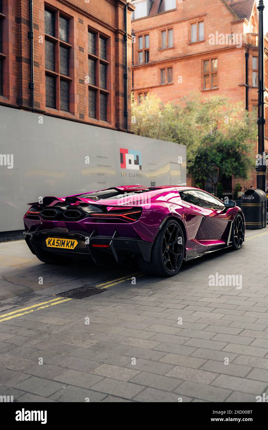 Lamborghini Revuelto on Viola Bast Stock Photo - Alamy