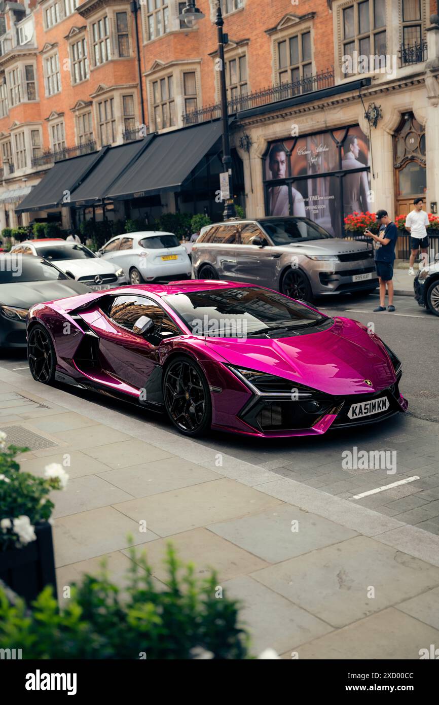 Lamborghini Revuelto on Viola Bast Stock Photo - Alamy