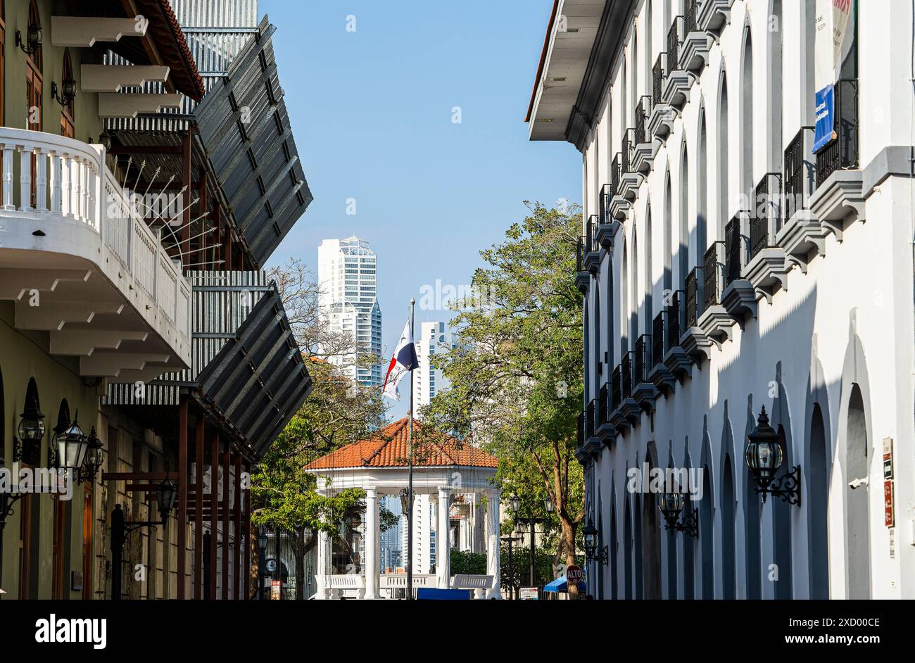 Panama City Landmarks, HDR Image Stock Photo - Alamy