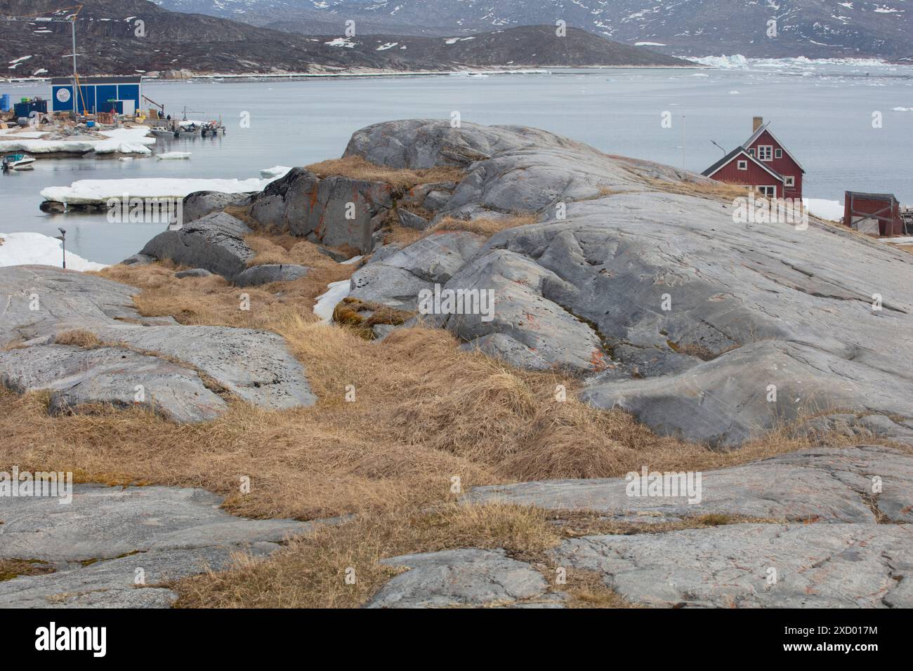 Oqaatsut - a small remote village north of Ilulissat in Western ...