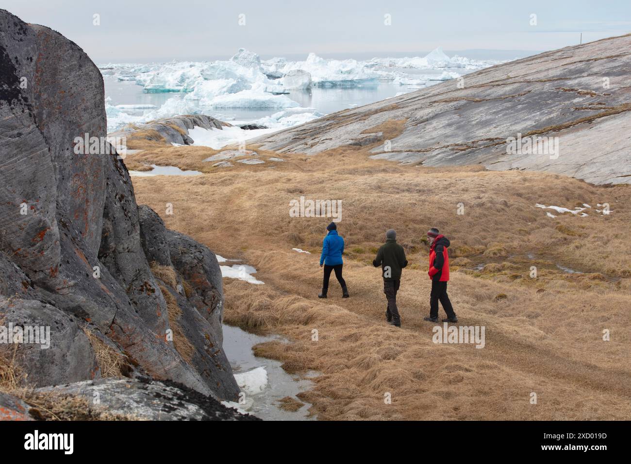 Oqaatsut - a small remote village north of Ilulissat in Western ...