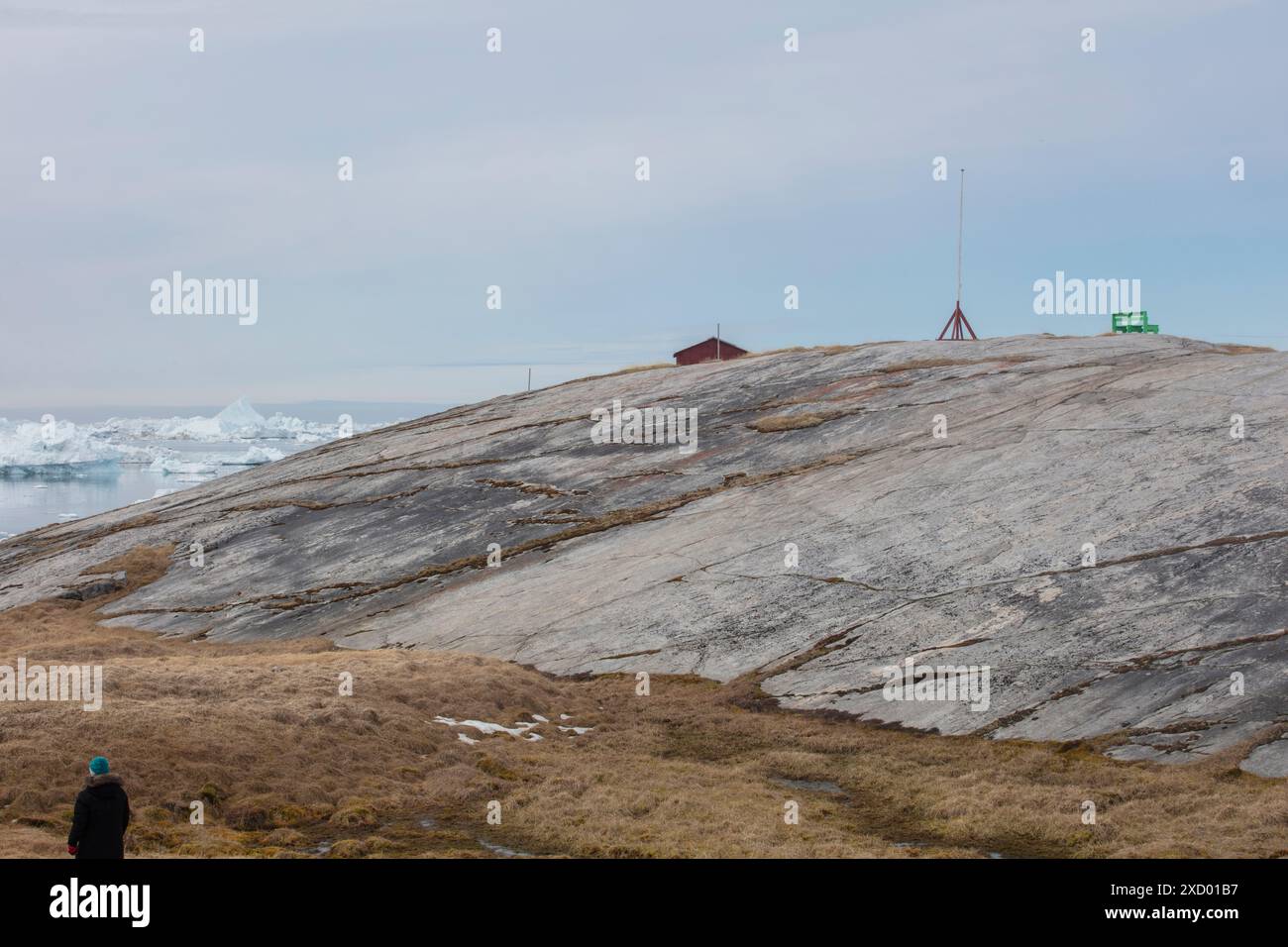 Oqaatsut - a small remote village north of Ilulissat in Western ...