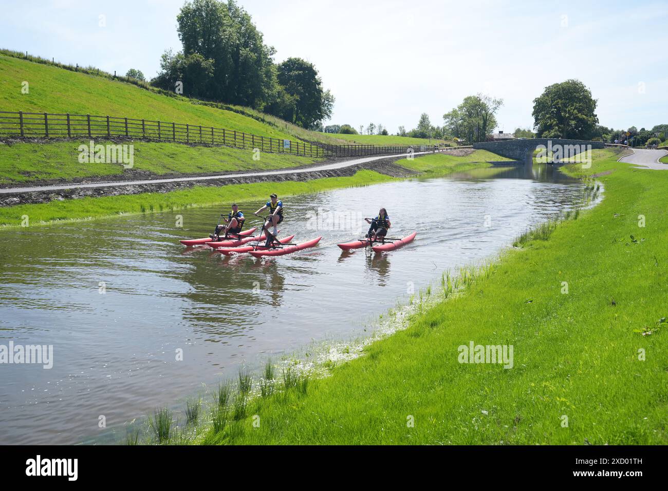 People enjoy the completion of phase two of the Ulster Canal ...