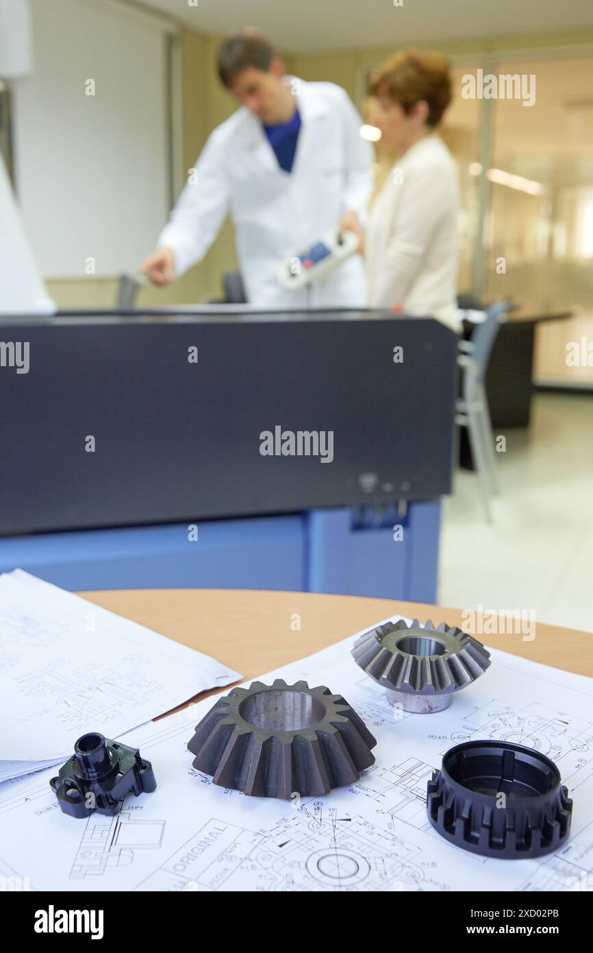 Gears and measuring plane. Technical analysis of the measurement of a ...