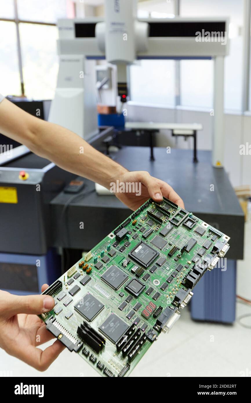 Technical upgrading a motherboard CMM. Coordinate Measuring Machine ...