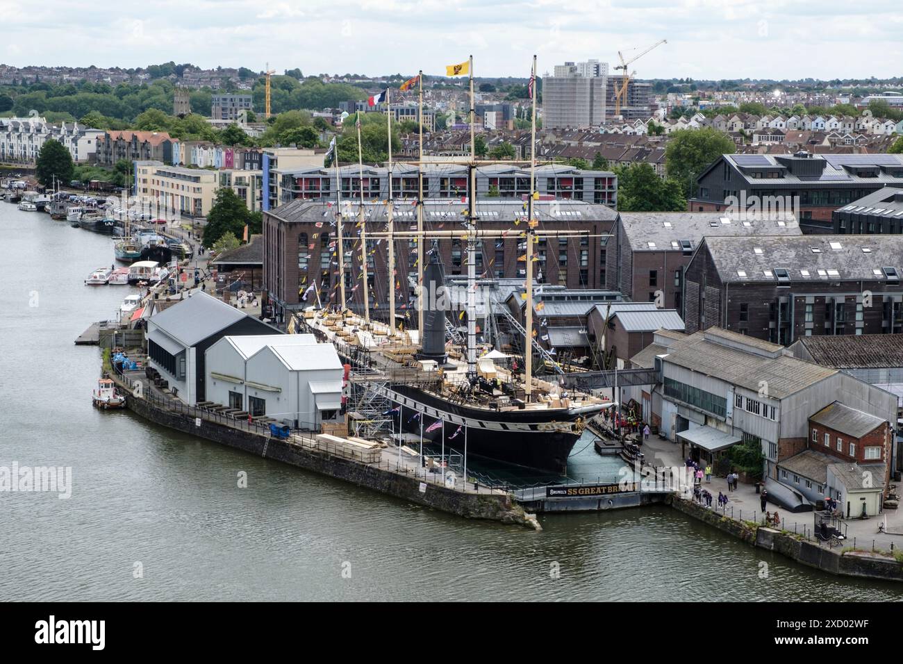 SS Great Britain as seen from clifton wood in Bristol Stock Photo - Alamy