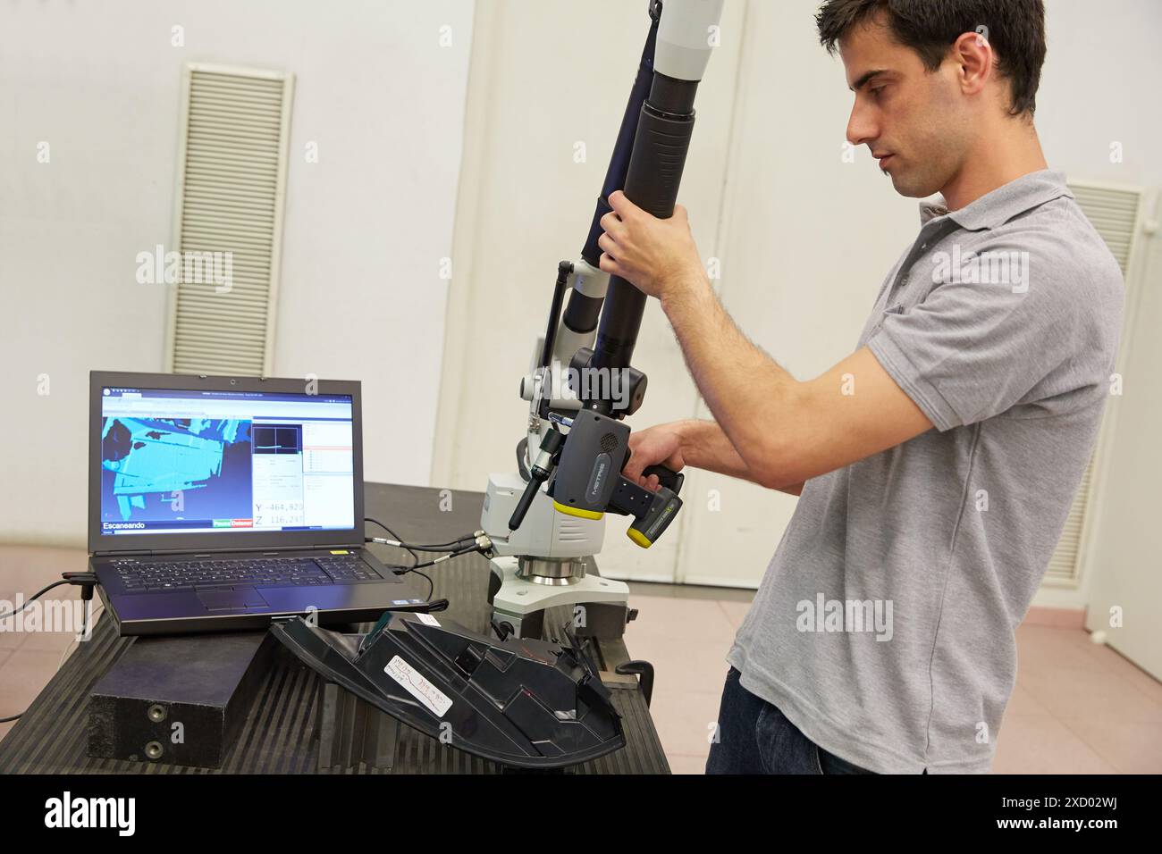 MCAx measuring arm. Coordinate measuring machine portable with escanner ...