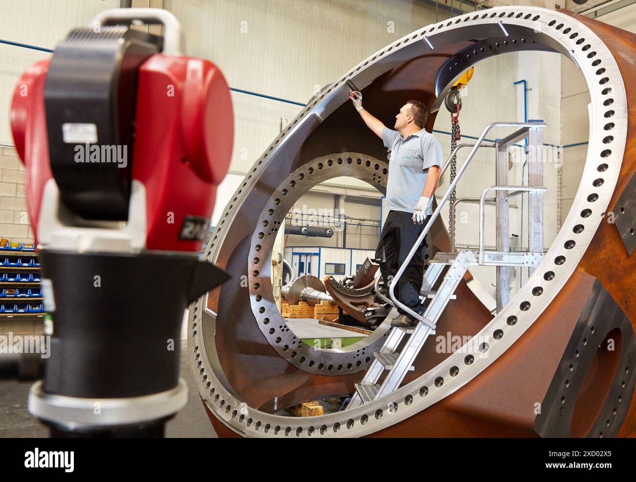 Radian Laser Tracker. Laser Measurement large volumes. Measuring wind ...