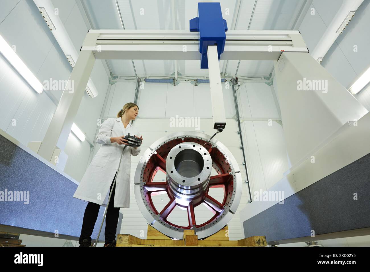 Technical measuring wind component in three-dimensional machine. CMM ...