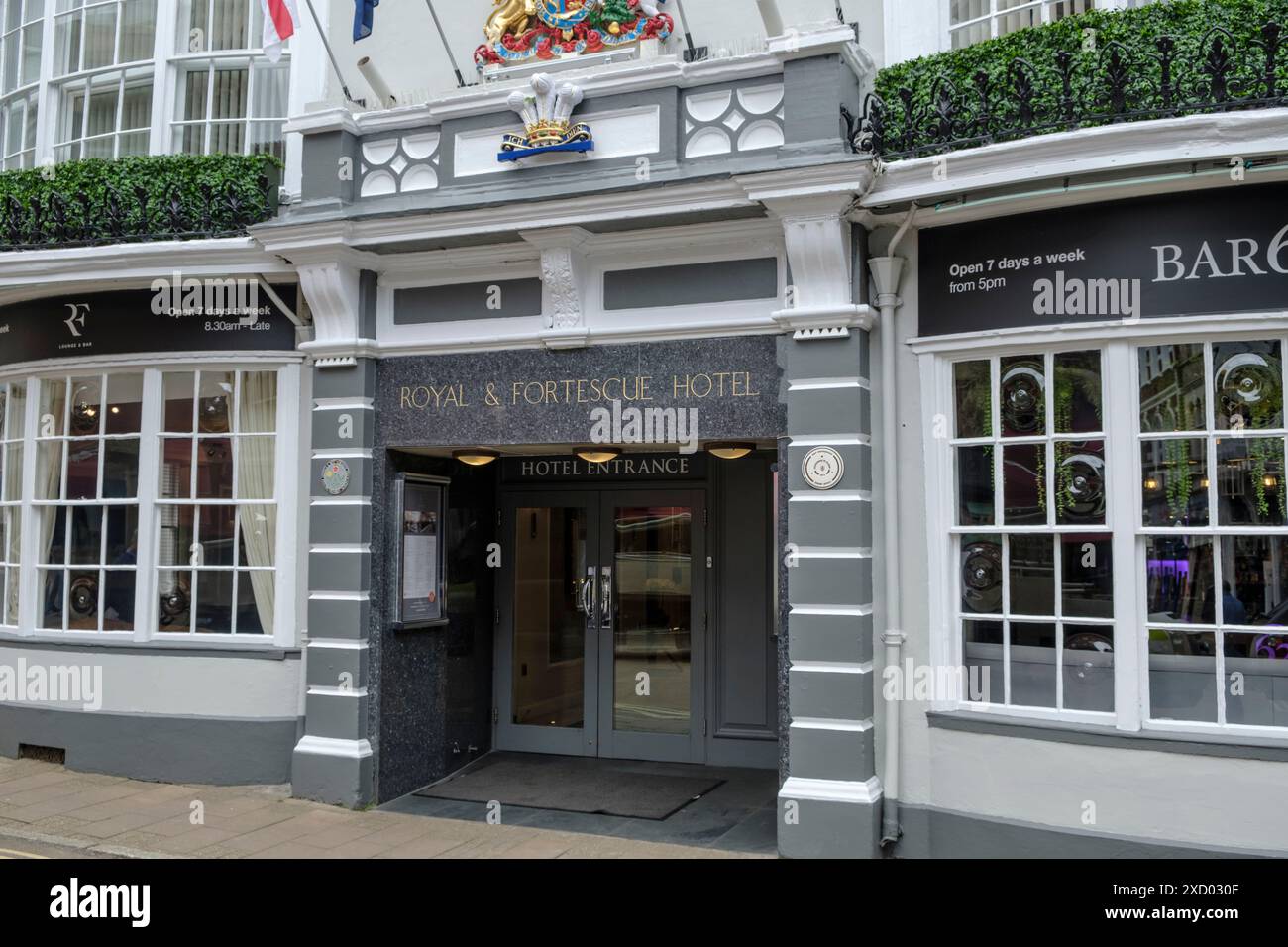 Around Barnstaple a North Devon town The royal and Fortescue Hotel ...