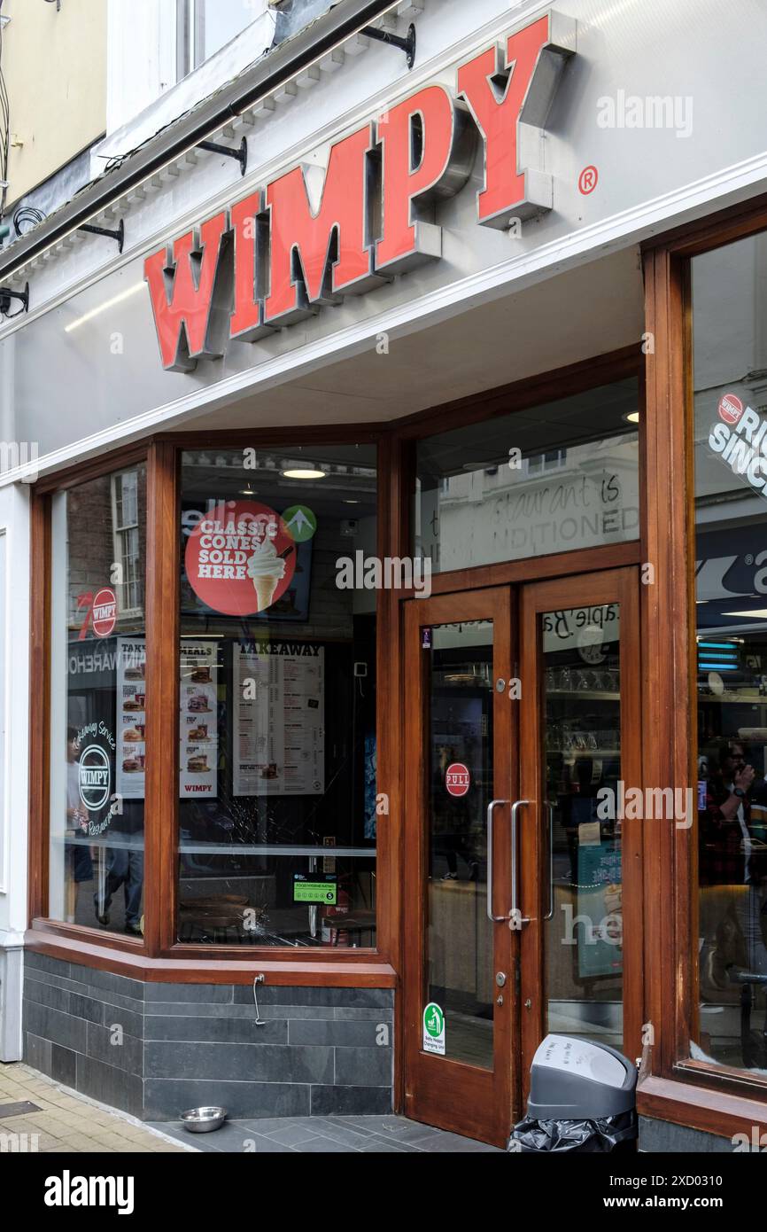 Around Barnstaple a North Devon town Wimpy Cafe or Restaurant Chain ...