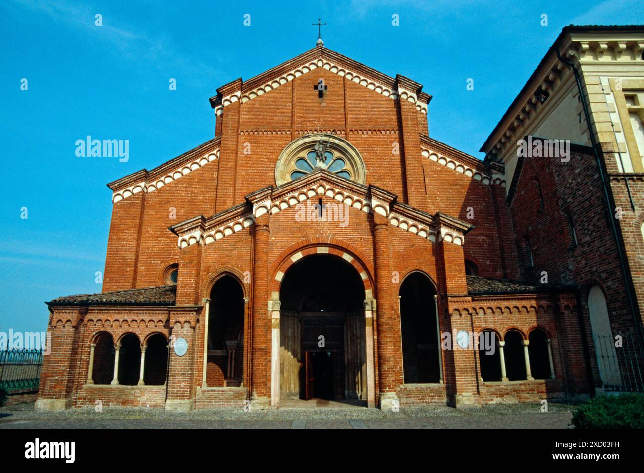 Italy, Emilia Romagna, Alseno, Chiaravalle della Colomba Abbey Stock ...