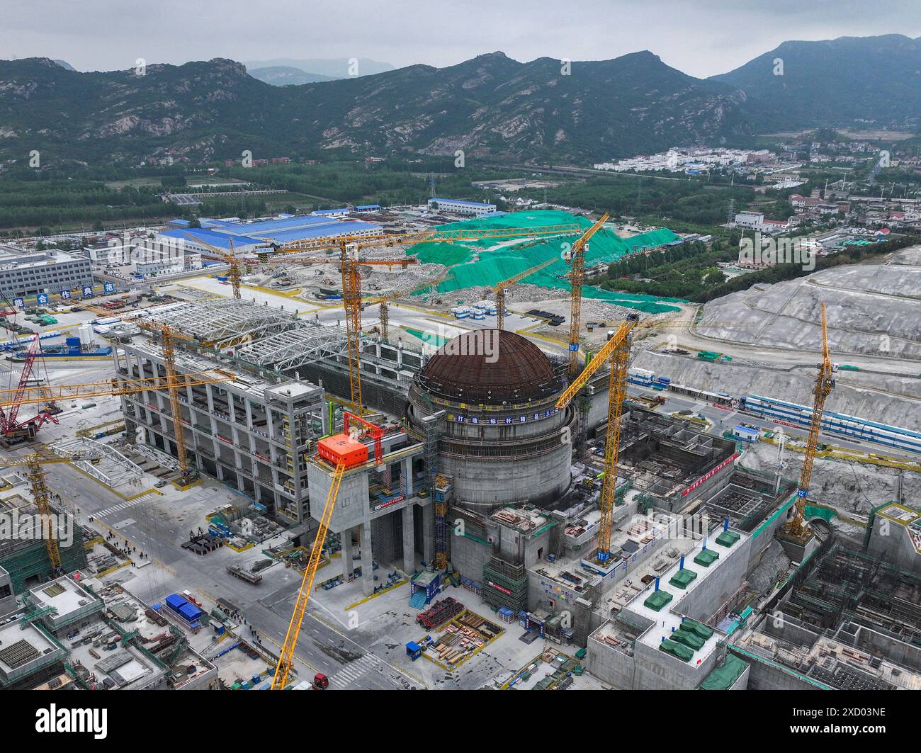 Nanjing, China's Jiangsu Province. 19th June, 2024. A drone photo shows ...