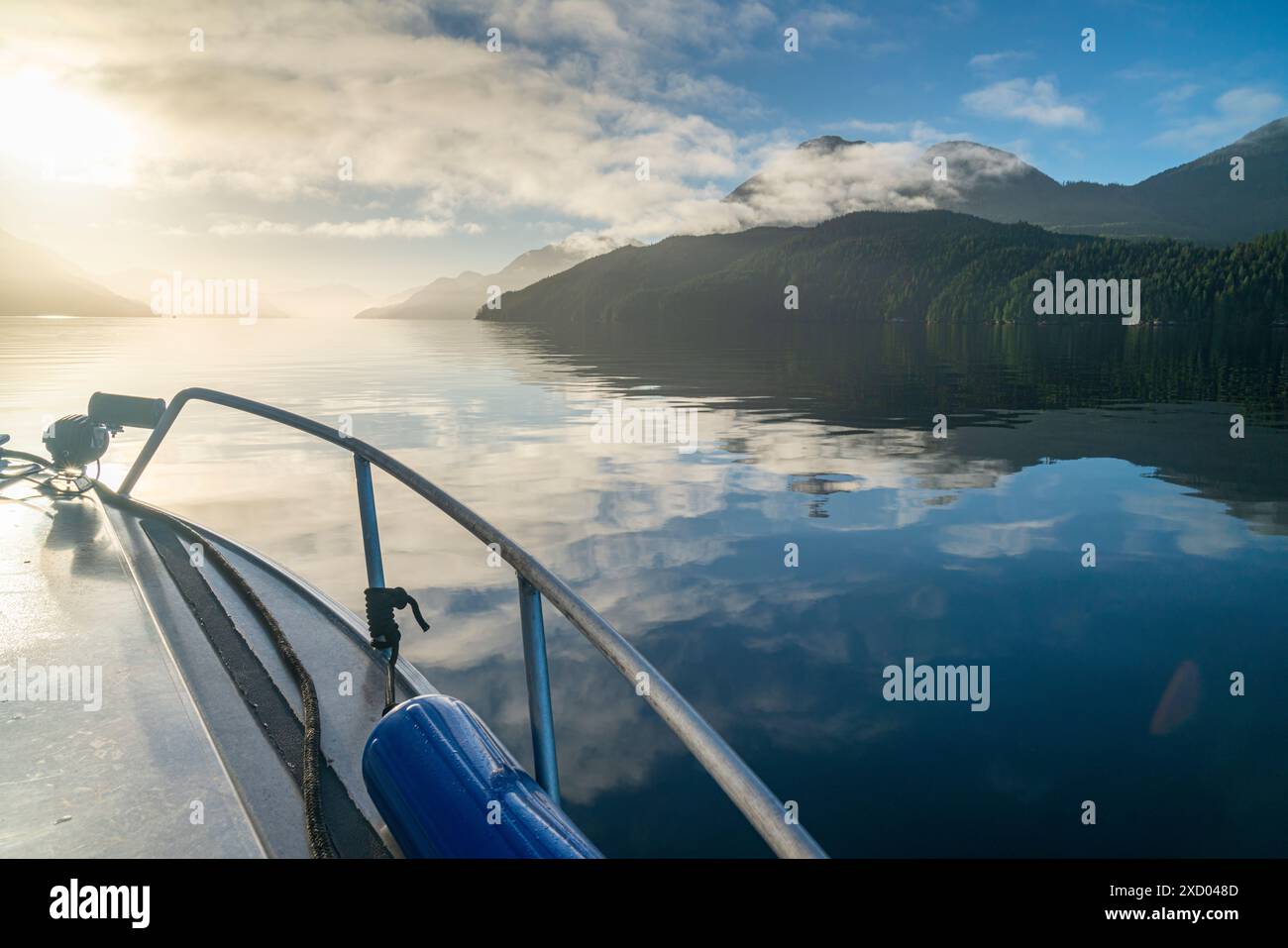 The "Ambient Light" driving on an early morning into a flat calm Knight ...