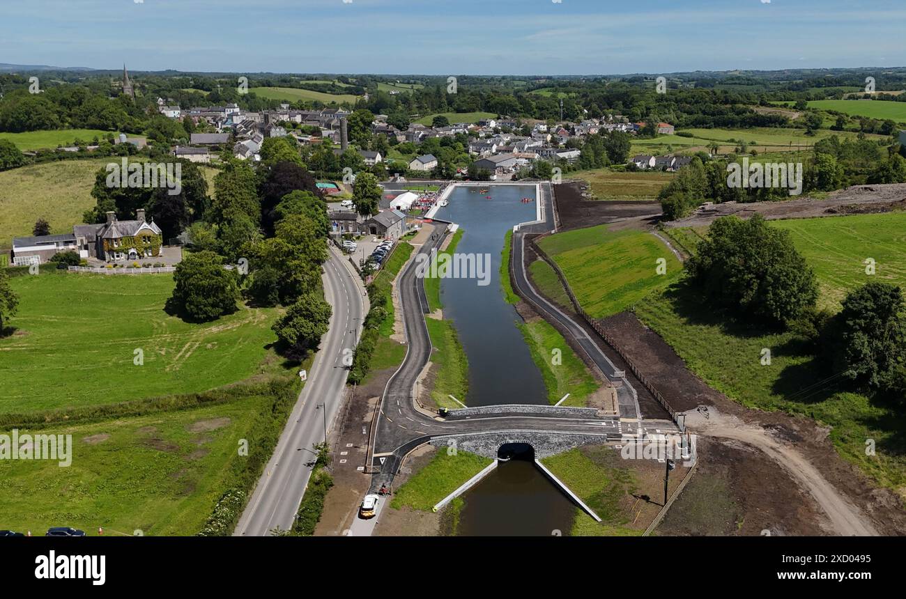 A general view of Clones Marina, Clones, County Monaghan, after the ...