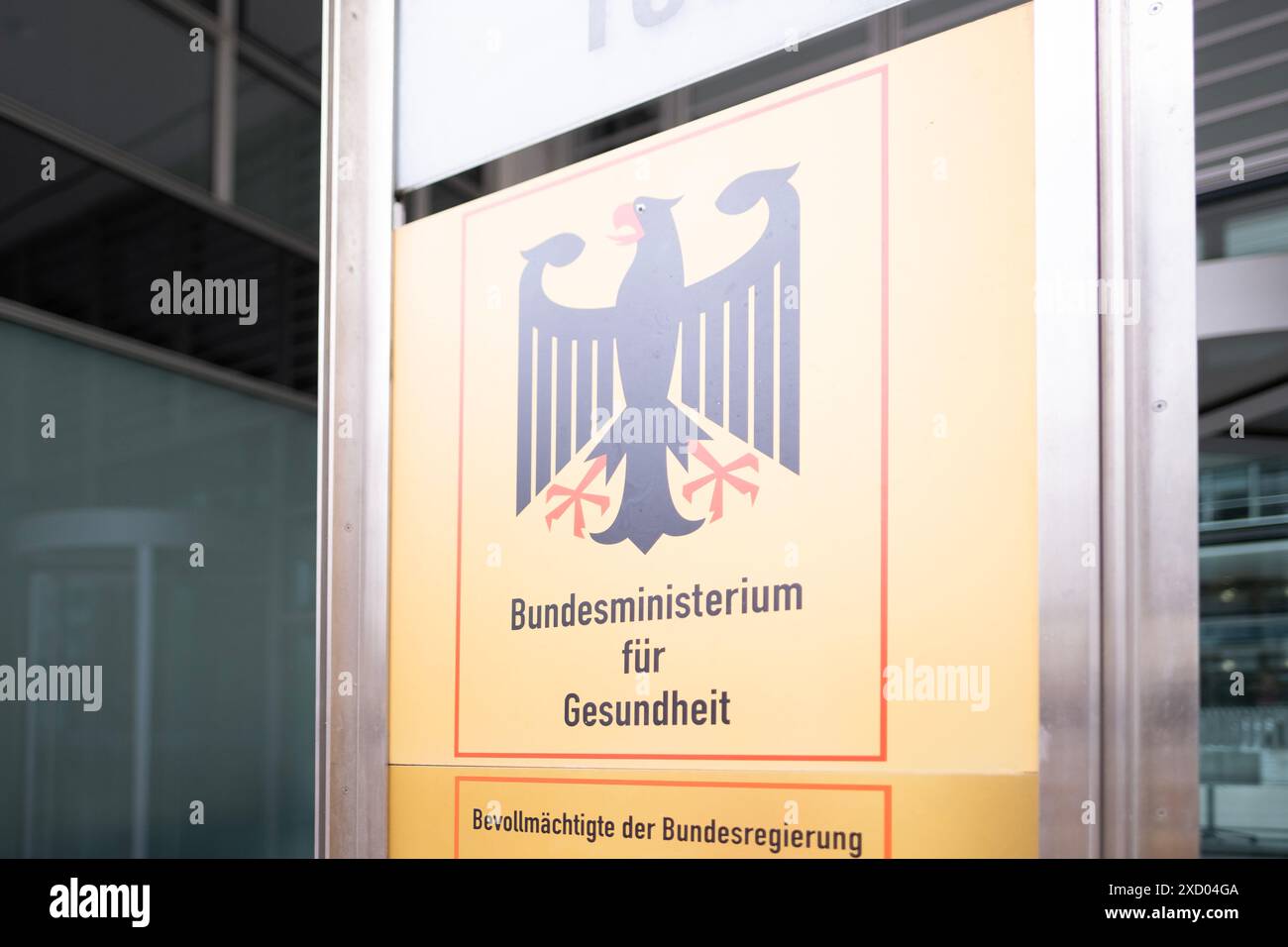 Exterior view of German Ministry Health building, showcasing official ...